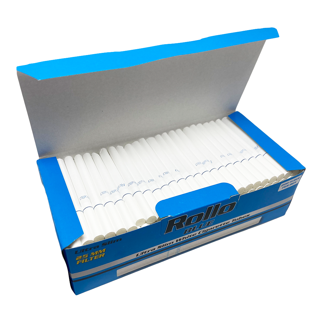 Tuburi tigari Rollo Blue - Ultra SLIM 24 mm filter (200)